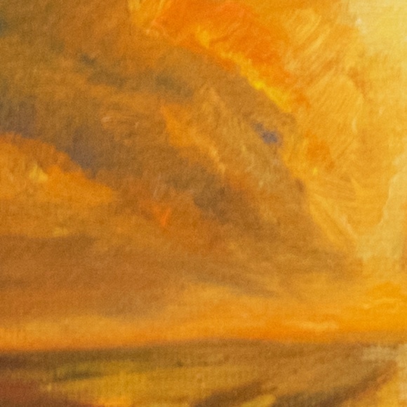Original | Art | Original Oil Painting On Canvas Panel 1x14 ...